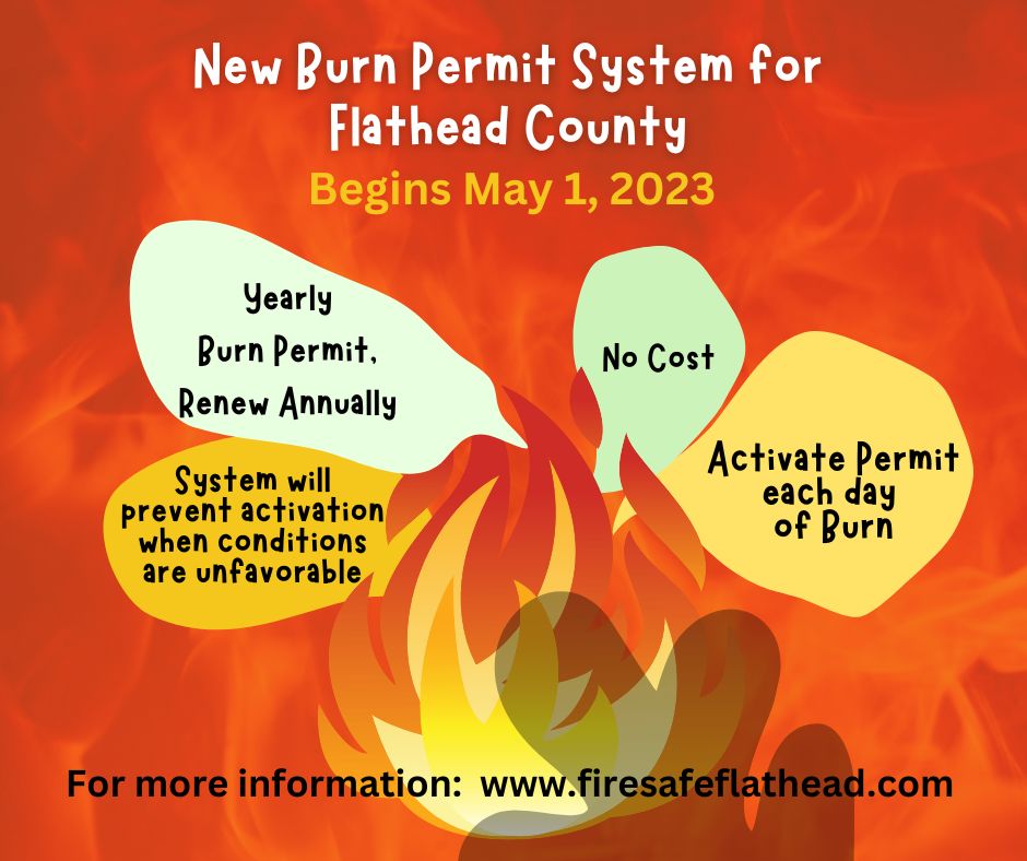 New Burn Permit System for Flathead County
